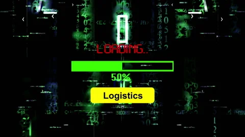 Progress bar Logistics loading | Stock Video | Pond5