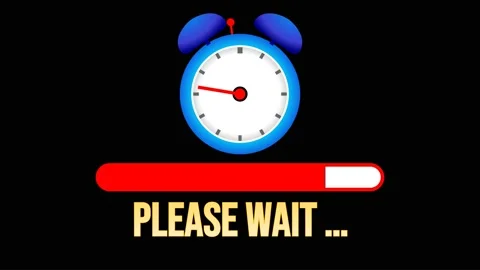 Progress indication animation and blank ... | Stock Video | Pond5