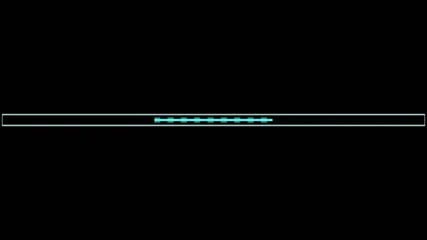 Progress loader bar in military HUD styl... | Stock Video | Pond5