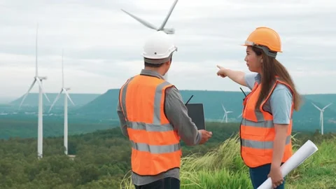 Progressive concept of engineers working... | Stock Video | Pond5