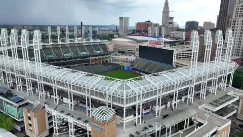 Progressive Field is the MLB stadium of ... | Stock Video | Pond5