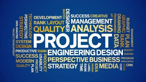 Project animated word cloud,animation te... | Stock Video | Pond5