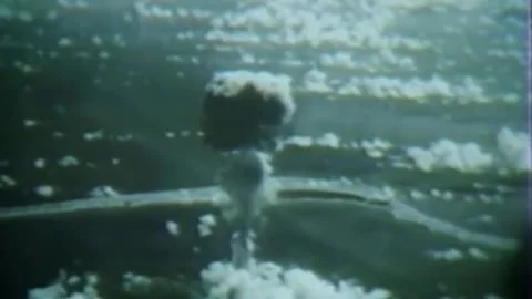 Nuclear Test Baker Stock Video Footage | Royalty Free Nuclear Test ...