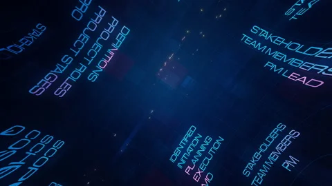 Project Management animated word cloud, ... | Stock Video | Pond5