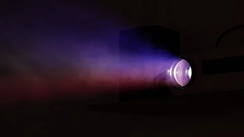 Projector beams and smoke, color image o... | Stock Video | Pond5
