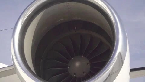 Private Jet Engine Stock Videos – Royalty-Free HD & 4K Videos