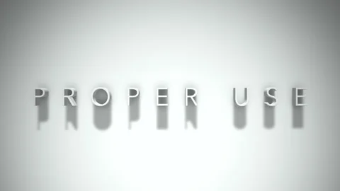 proper use 3D title animation with shado... | Stock Video | Pond5
