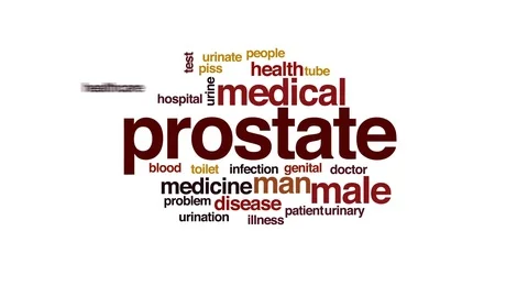 Prostate animated word cloud, text desig... | Stock Video | Pond5