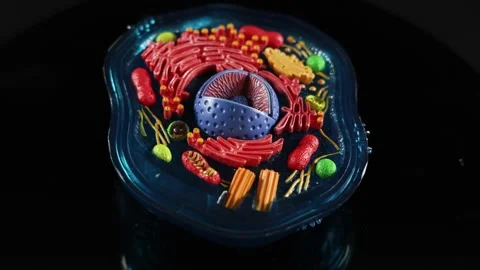 Protein Cell Model Animation | Stock Video | Pond5