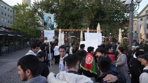 Protest demonstration against genocide o... | Stock Video | Pond5