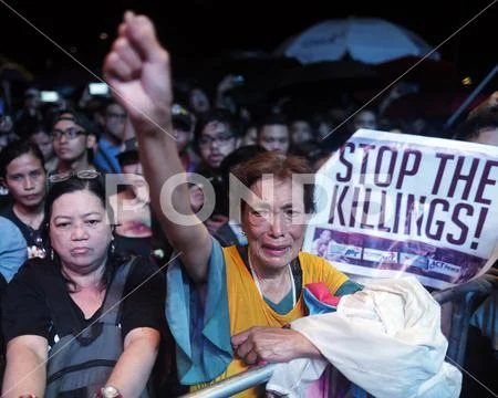 Photograph: Protest in Philippines to mark 45th anniversary of Martial ...