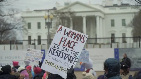 Women With Signs Stock Videos – Royalty-Free HD & 4K Videos | Pond5