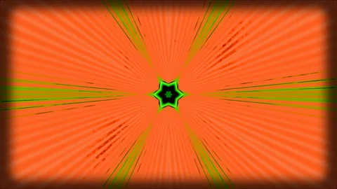 Psychedelic animation with bright flower... | Stock Video | Pond5