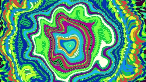 Psychedelic Moving Art Stock Footage ~ Royalty Free Stock Videos | Pond5