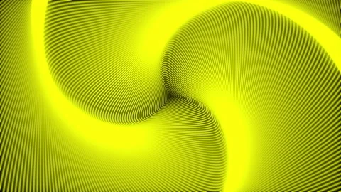 Psychedelic optical illusion of yellow c... | Stock Video | Pond5