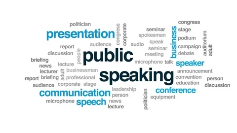 Speaking Word Cloud Talk Show Word Cloud Concept Stock Photo Alamy