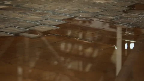 Puddle On Floor Stock Videos – Royalty-Free HD & 4K Videos