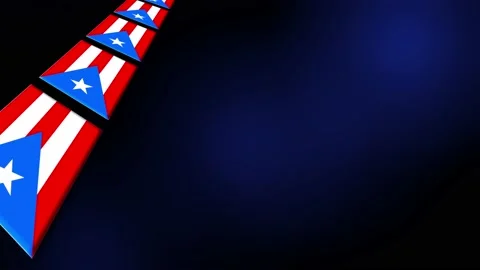 Puerto Rico Flag Animated Background 3d ... | Stock Video | Pond5