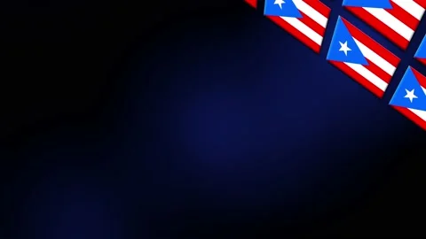 Puerto Rico Flag Animated Background 3d ... | Stock Video | Pond5