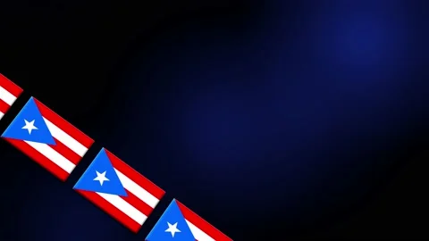 Puerto Rico Flag Animated Background 3d ... | Stock Video | Pond5