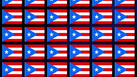 Puerto Rico Flag Animated Background 3d ... | Stock Video | Pond5