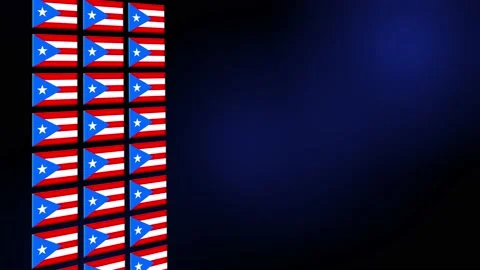 Puerto Rico Flag Animated Background 3d ... | Stock Video | Pond5