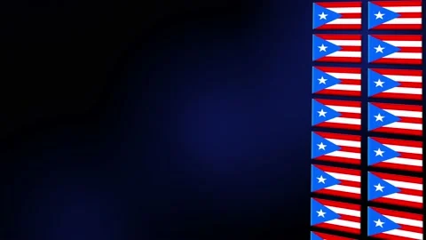 Puerto Rico Flag Animated Background 3d ... | Stock Video | Pond5