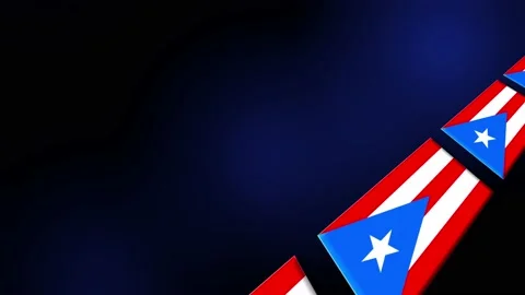Puerto Rico Flag Animated Background 3d ... | Stock Video | Pond5