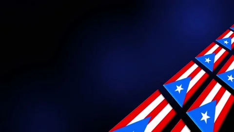 Puerto Rico Flag Animated Background 3d ... | Stock Video | Pond5