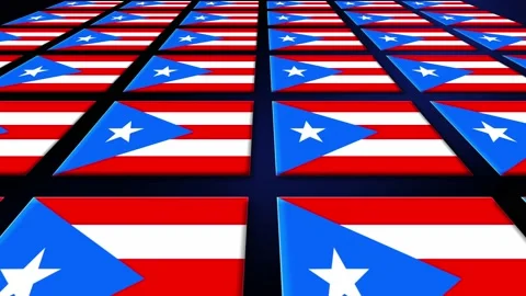 Puerto Rico Flag Animated Background 3d ... | Stock Video | Pond5