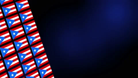 Puerto Rico Flag Animated Background 3d ... | Stock Video | Pond5