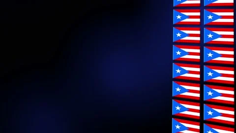 Puerto Rico Flag Animated Background 3d ... | Stock Video | Pond5