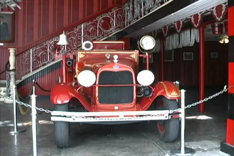 Puerto Rico Ponce fire truck | Stock Video | Pond5