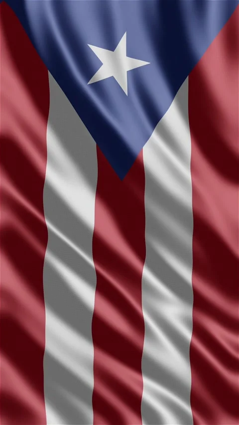puerto rico waving flag | Stock Video | Pond5