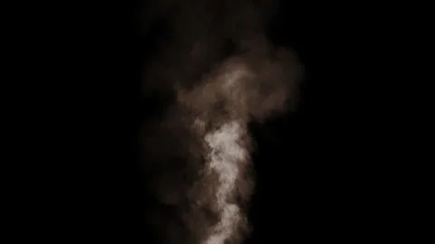puff smoke - rising smoke - spray - blow... | Stock Video | Pond5