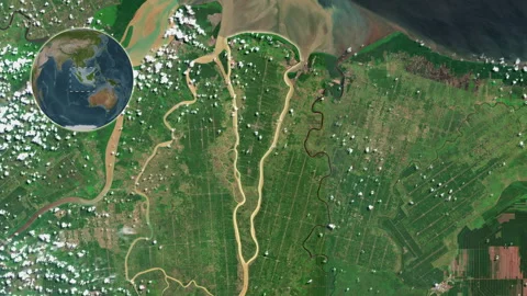 Pulau Anyar Island in the South China Se... | Stock Video | Pond5