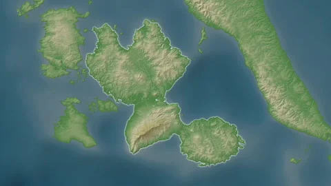Pulau Bacan Island in the Molukka Sea. P... | Stock Video | Pond5