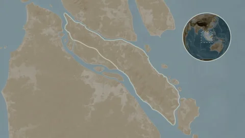 Pulau Belat Island in the South China Se... | Stock Video | Pond5