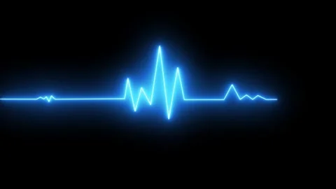 Pulse animation. Heartbeat. Cardiogram o... | Stock Video | Pond5