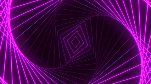 Pulse trace neon purple diamond in helix... | Stock Video | Pond5