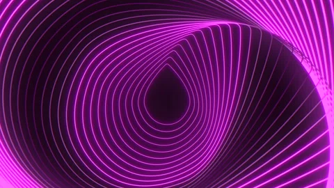 Pulse trace neon purple lines in helix o... | Stock Video | Pond5