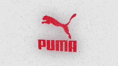 Puma logo animation. | Stock Video | Pond5