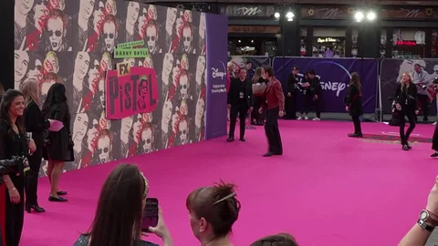 Punk hits red carpet at premiere of Dann... | Stock Video | Pond5