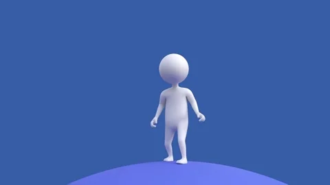 puppet man looking around | Stock Video | Pond5