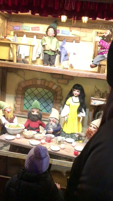 A puppet show about Snow White and the S... | Stock Video | Pond5
