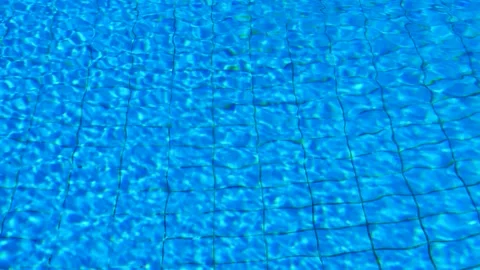 Pure Blue Water In The Swimming Pool. Ri... | Stock Video | Pond5