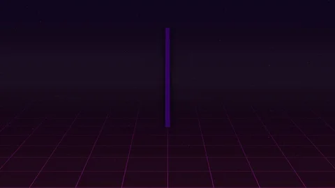 Purple background with moving grid and r... | Stock Video | Pond5