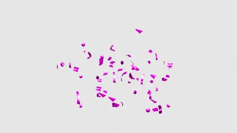 Confetti Explosion Alpha Stock Video Footage | Royalty Free Confetti ...