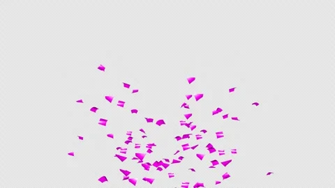 Confetti Explosion Alpha Stock Video Footage | Royalty Free Confetti ...