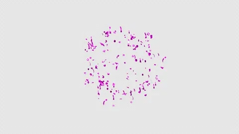 Confetti Explosion Alpha Stock Video Footage | Royalty Free Confetti ...